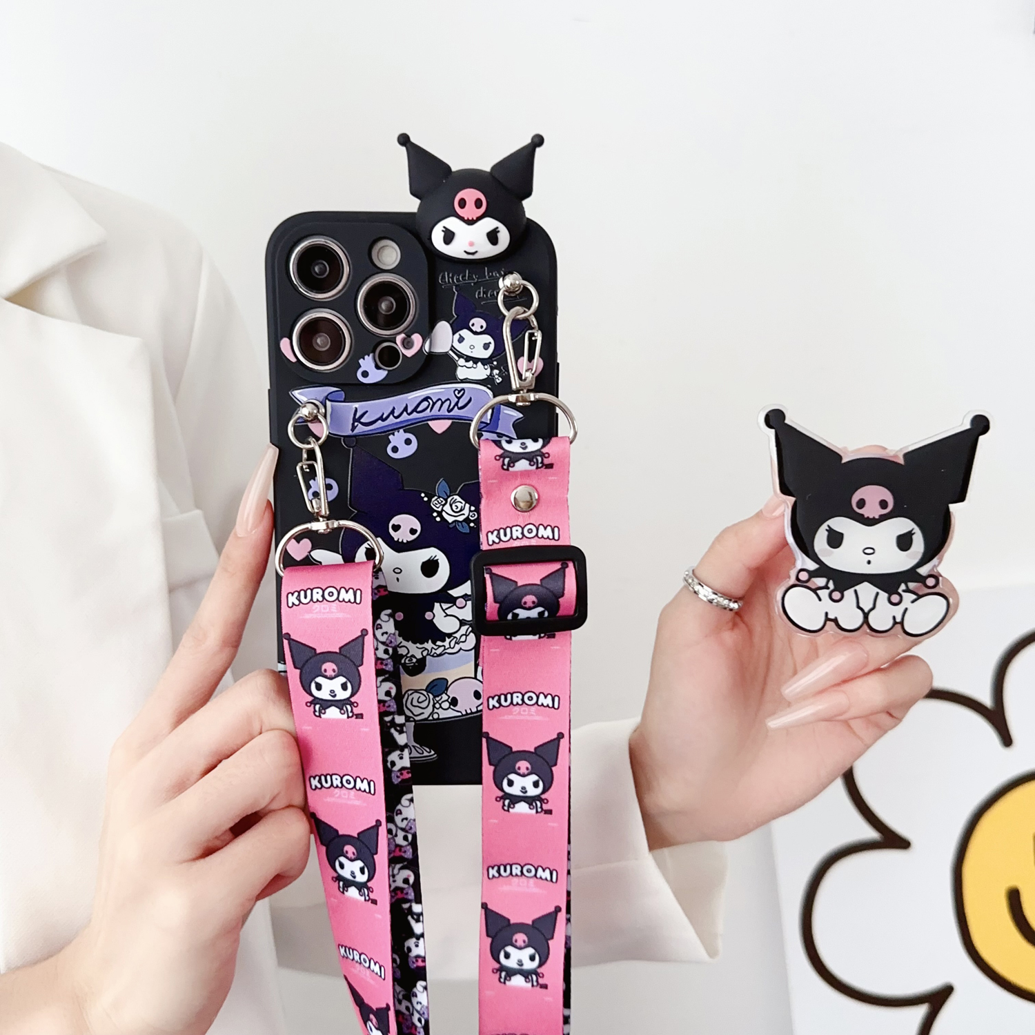 紅米K70卡通k80快樂k30庫洛米0k20pro軟膠k40手機殼k50帶吊帶帶娃娃k60pro/k50pro | 蝦皮購物