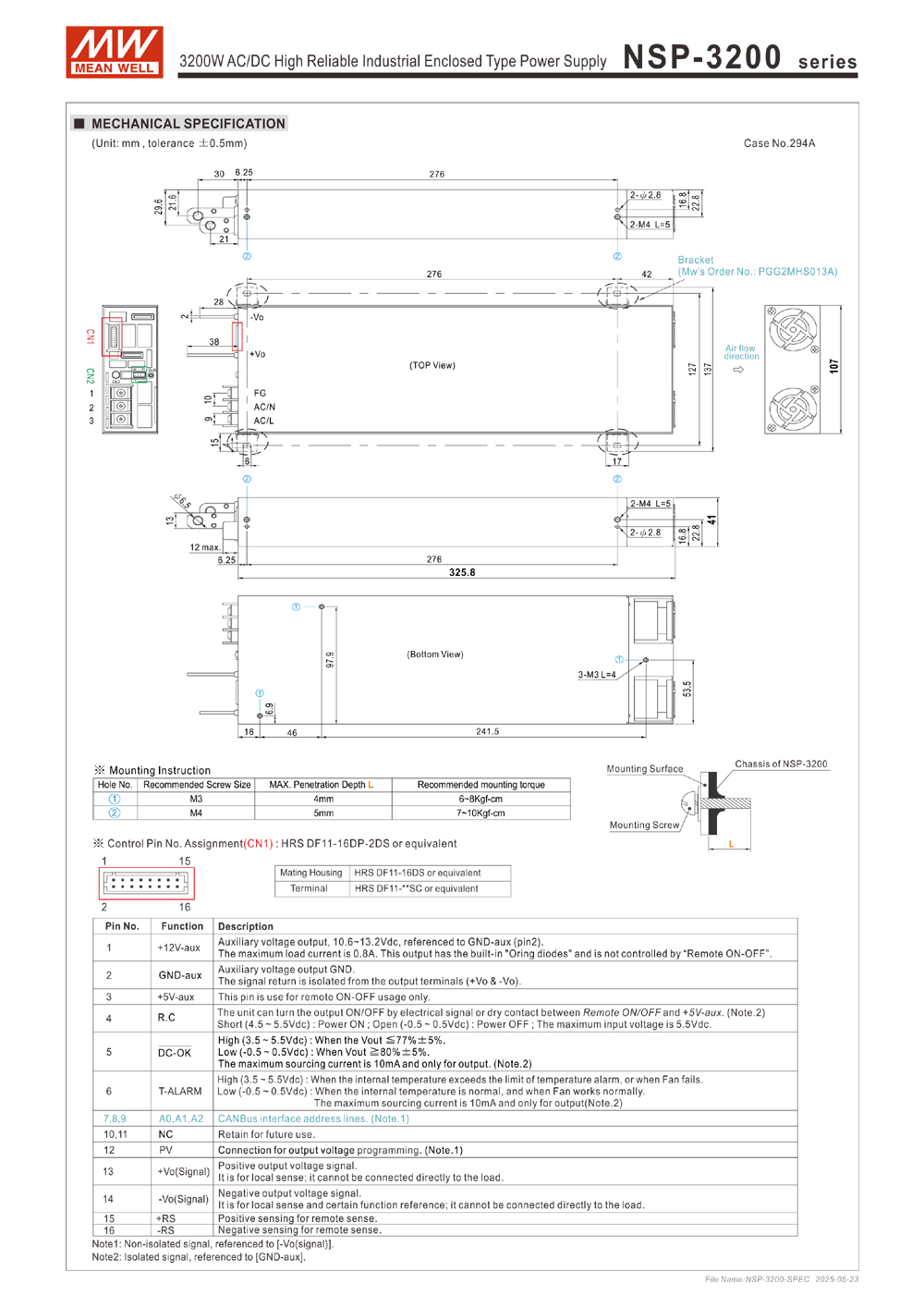MEAN WELL NSP-3200-24 NSP-3200-48 開關電源明緯直流電源 | 蝦皮購物