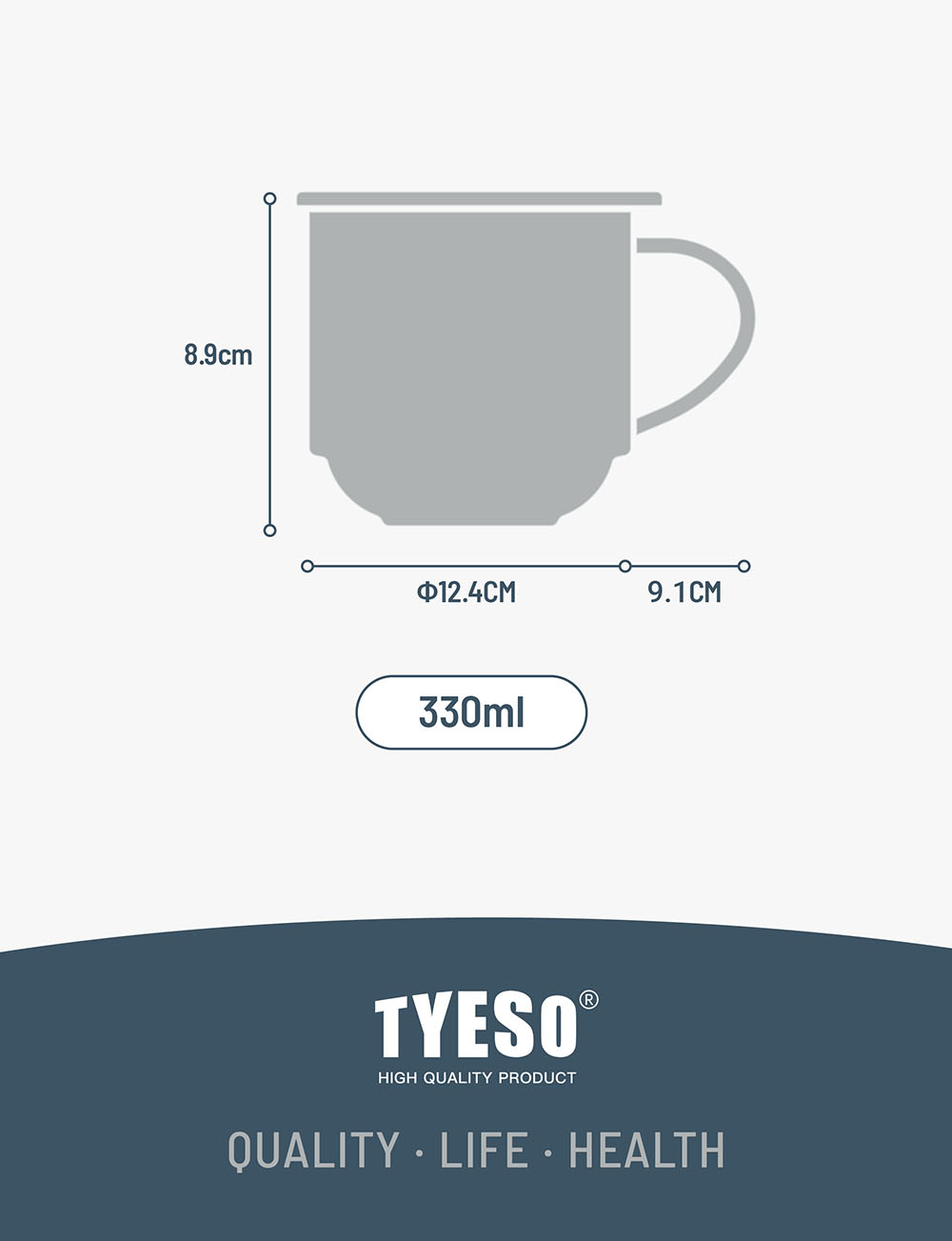 TYESO保溫杯保溫馬克杯咖啡杯咖啡隨行杯不鏽鋼杯水壺泡茶杯TS-8825(330ml)304 不銹鋼保溫瓶 21 | 蝦皮購物