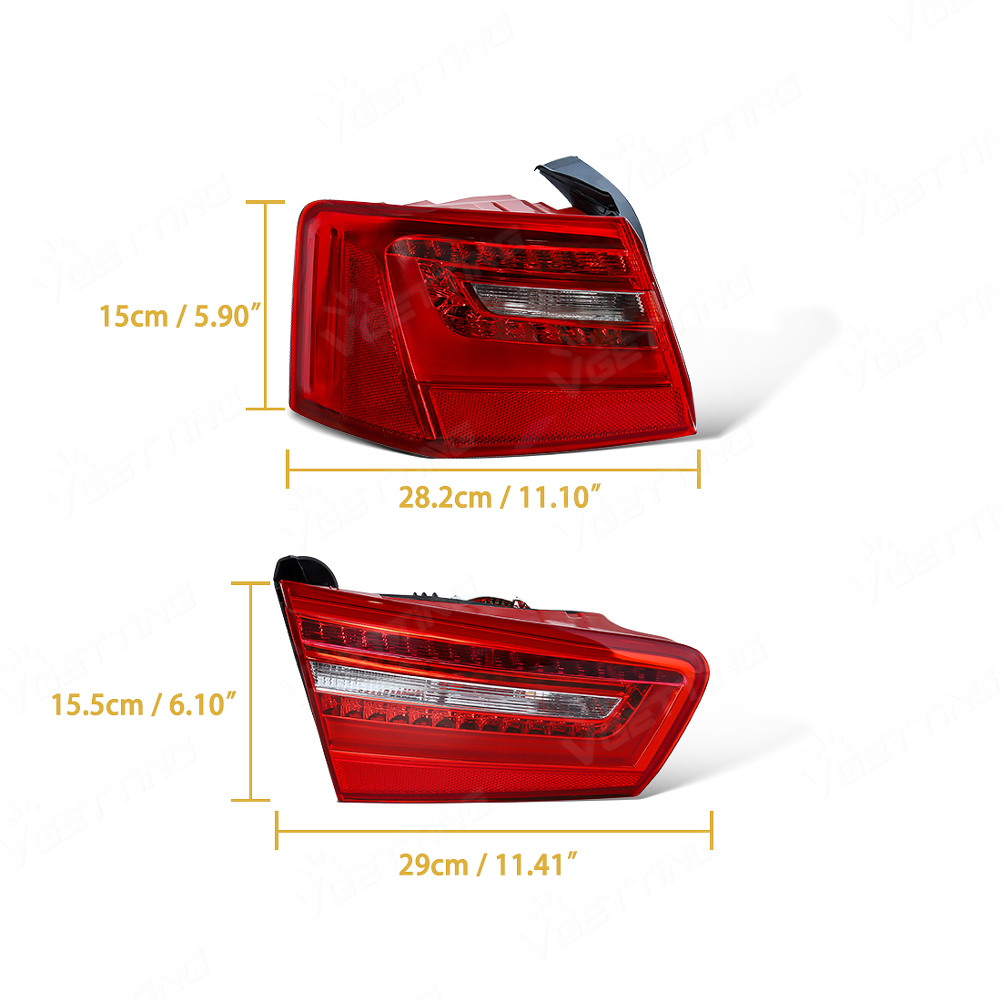 奧迪 A6 C7 轎車尾燈總成 2010-2016 剎車倒車燈轉向燈尾燈配件 4GD945093 4GD945094 | 蝦皮購物