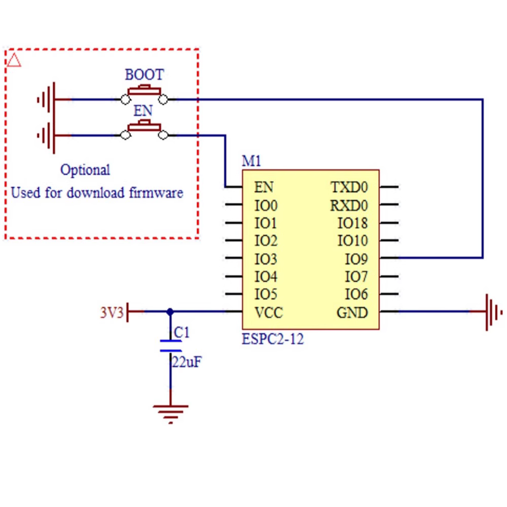 ESP32-C2模組採用ESP8684芯片WIFI藍牙模塊ESPC2-12替代ESP-12E/F | 蝦皮購物