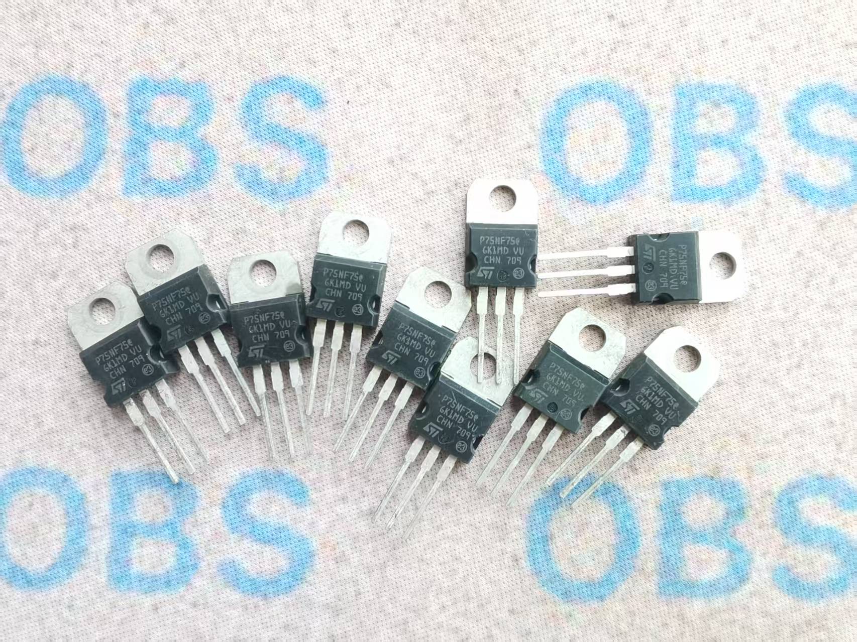 （10個 ）P75NF75 全新原裝 STP75NF75 庫存現貨 TO-220 場效應管 75V 80A | 蝦皮購物