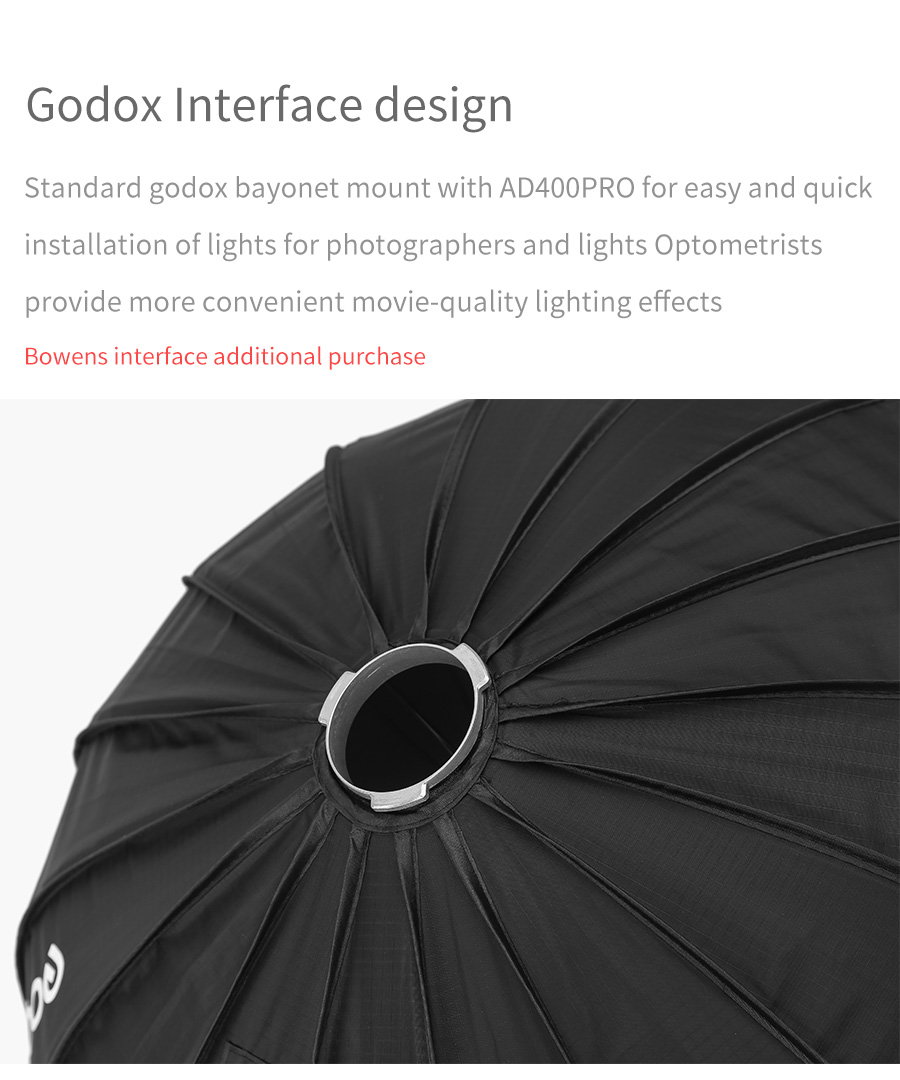 Godox AD-S60S/AD-S65/AD-S85 銀色/白色深拋物線柔光箱,帶蜂窩網格 Godox 安裝柔光箱,適 | 蝦皮購物
