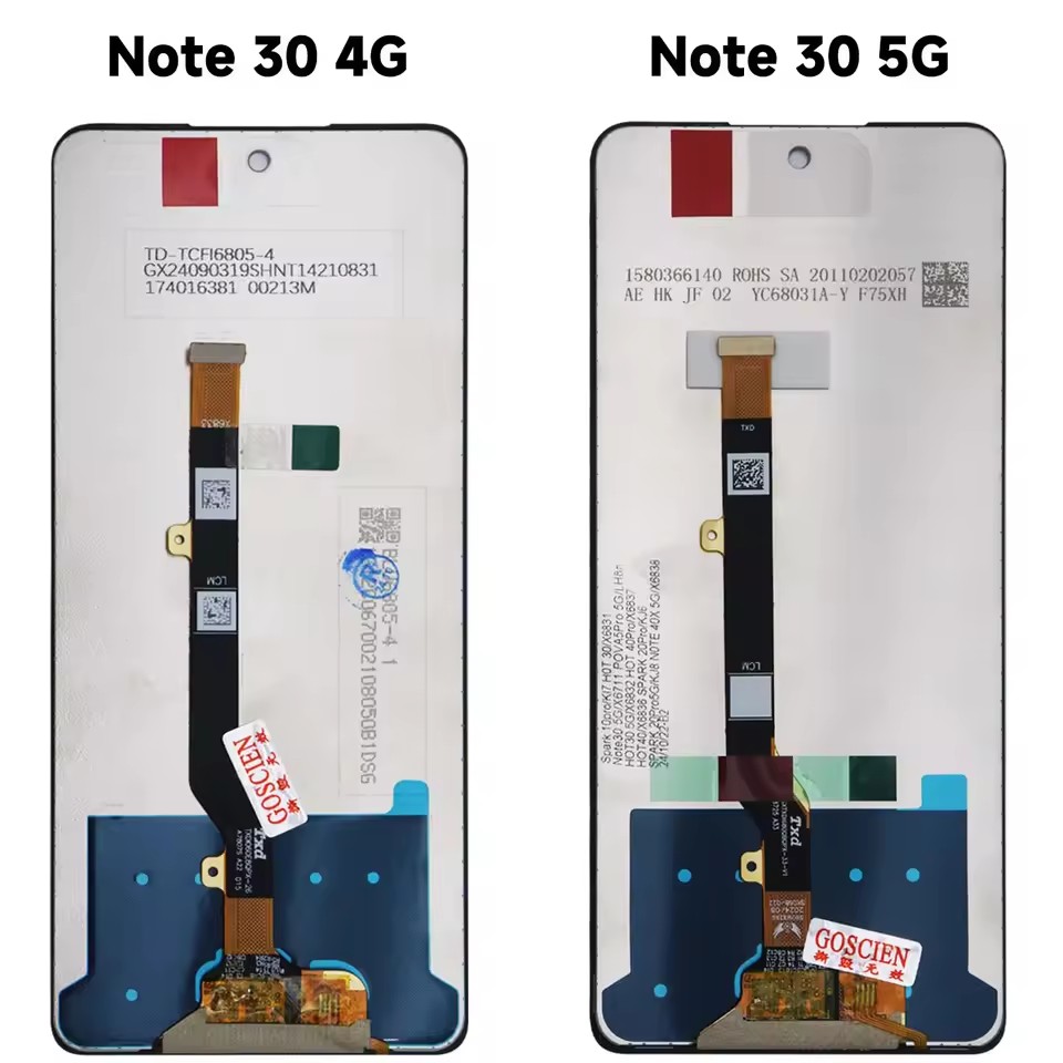 適用於 Infinix Note 30 4G 5G LCD 顯示屏 X6833B X6716B X6711 觸摸屏數字化 | 蝦皮購物