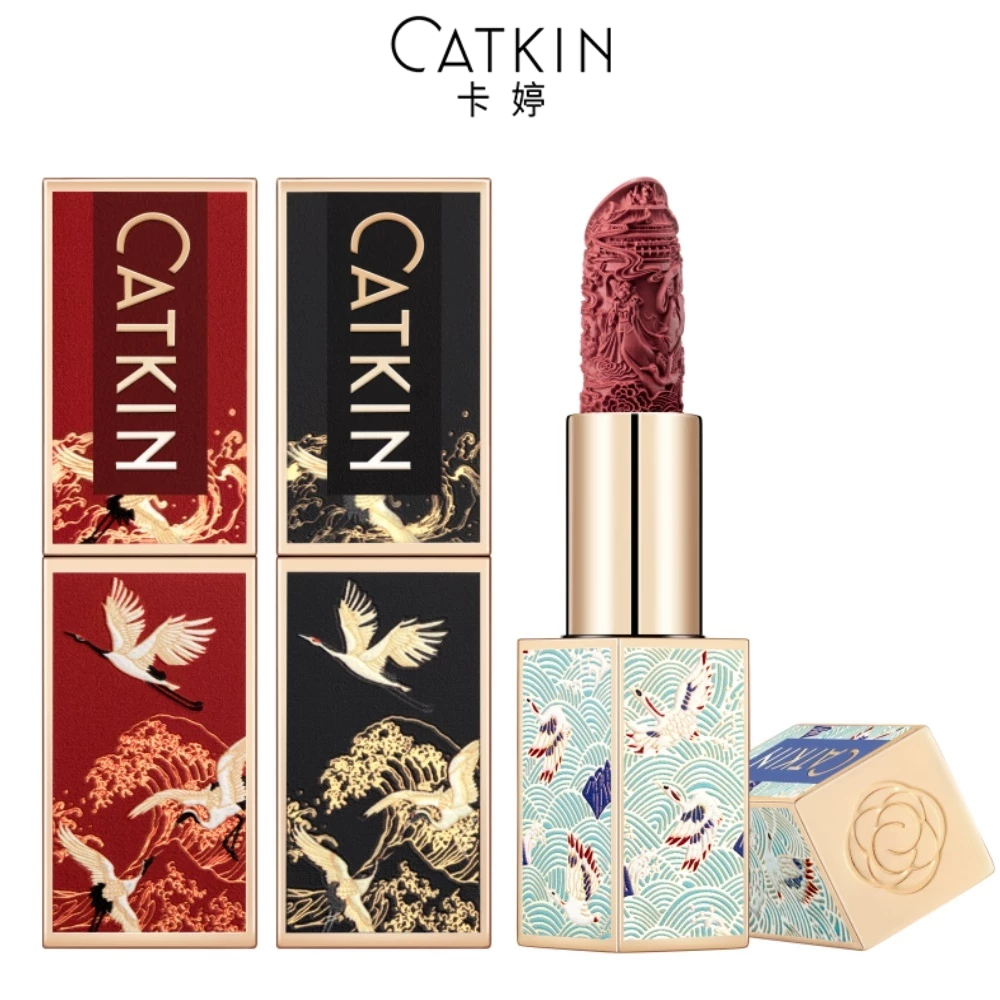CATKIN卡婷點绛唇口紅不掉色不沾杯素顏口紅唇膏唇彩不掉色唇膏3.6g | 蝦皮購物