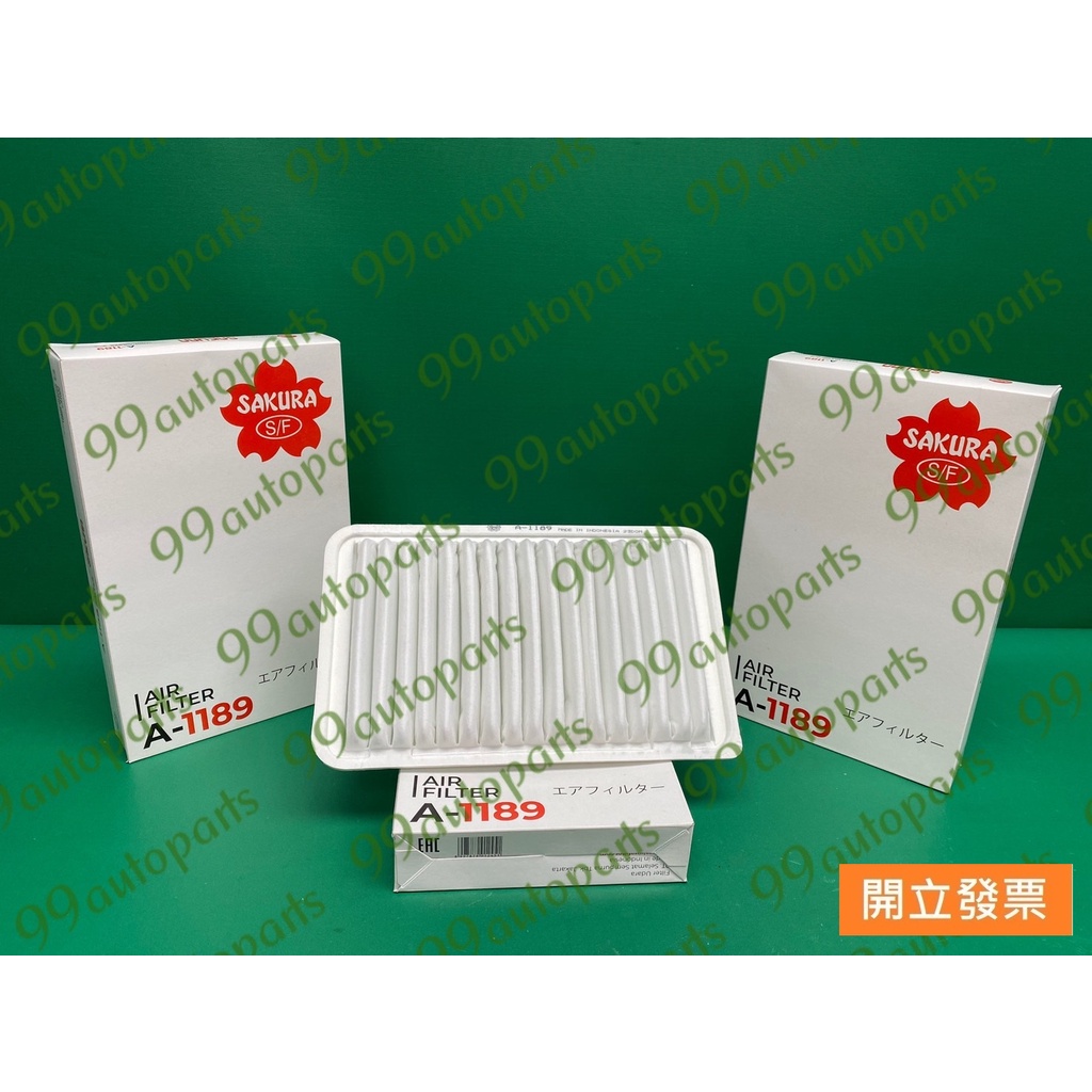 【汽車零件專家】豐田 凌志LEXUS ES300 ES330 濾芯 空氣芯 空氣濾心 空氣濾芯 空氣濾清器 A 1189 | 蝦皮購物