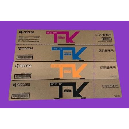 含稅KYOCERA TK-8111原廠碳M8124CIDN/TK8111K/TK8111M/TK8111C/TK811Y | 蝦皮購物