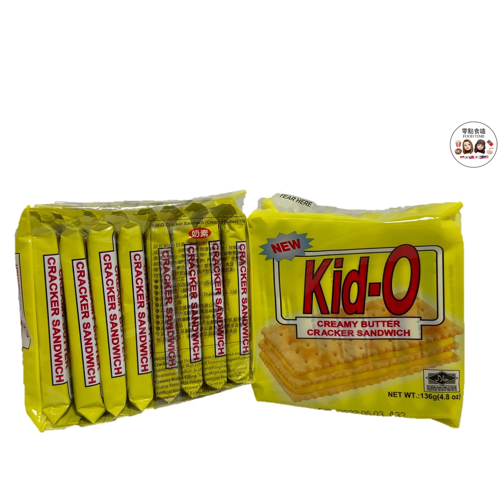 🔥現貨🔥分享包 Kid-O 日清三明治餅乾 奶油口味 340g / 136g《奶素》 [零點食嗑 FOOD TIME] | 蝦皮購物