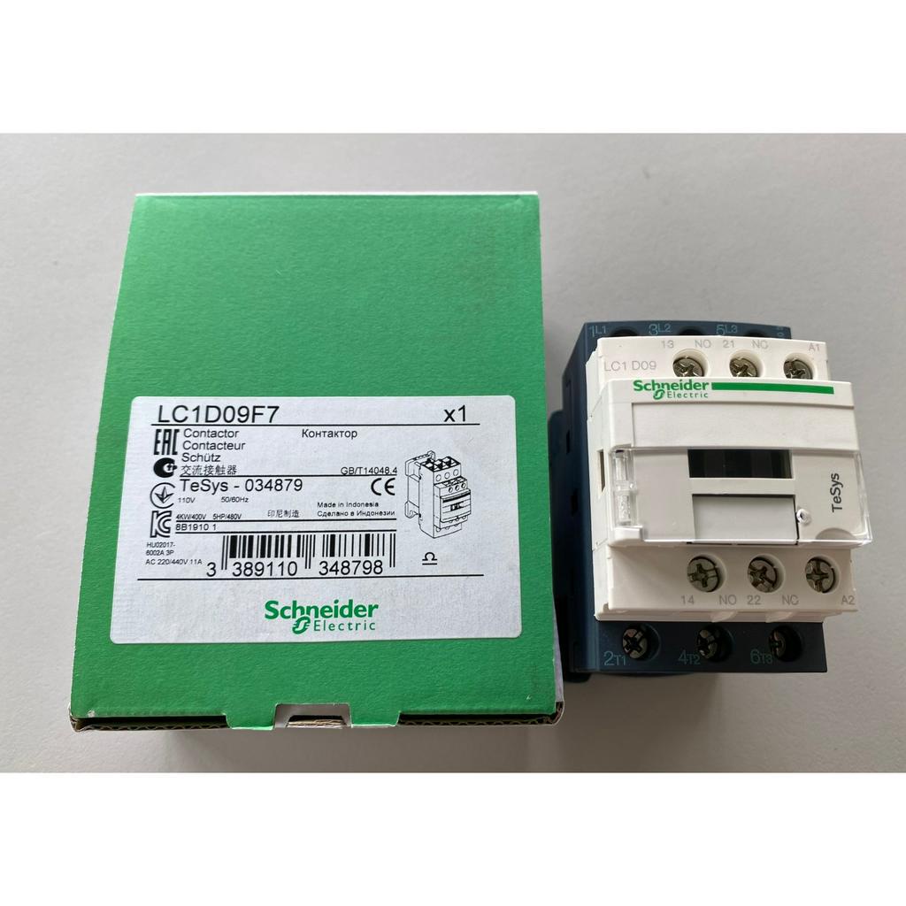 施耐德-接觸器 440V 9A-110VAC (LC1D09F7) | 蝦皮購物