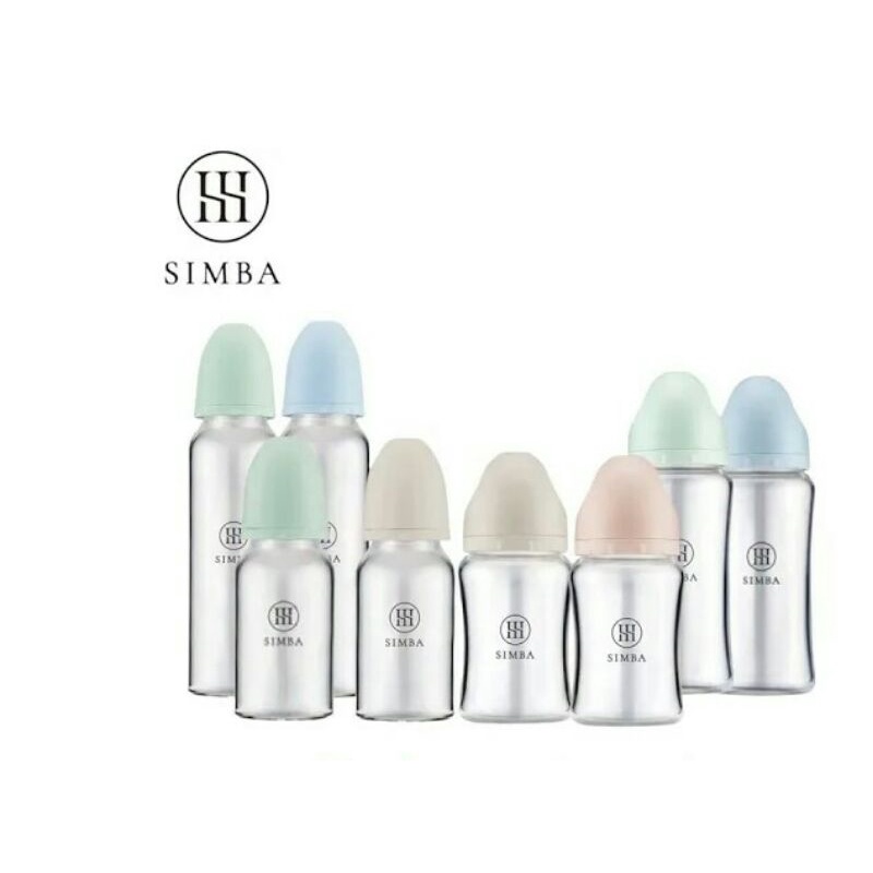 Simba小獅王辛巴 蘊蜜質金玻璃寬口/標準防脹氣奶瓶120ml/240ml/180ml/270ml | 新生適用 | 蝦皮購物