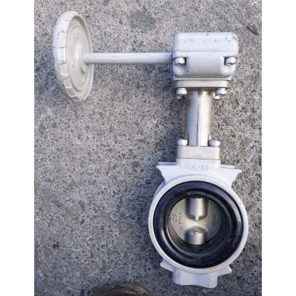 日本外匯KITZ VALVE XJ系列 50A（2英吋） 齒輪式鋁合金手動蝶閥（內部：SCS14不鏽鋼＋EPDM橡膠） | 蝦皮購物