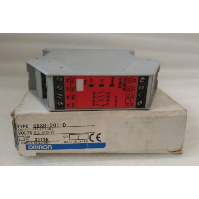 🌞 全新 G9SB-301-D 安全繼電器模組 OMRON 歐姆龍 AC/DC 24V 日製 | 蝦皮購物