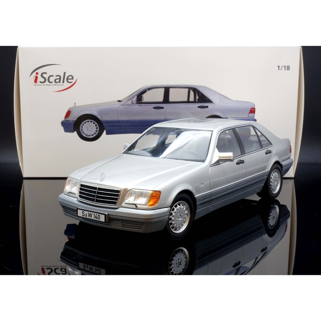 i-scale 1/18 Mercedes-Benz S500 (W140) silver MASH | 蝦皮購物