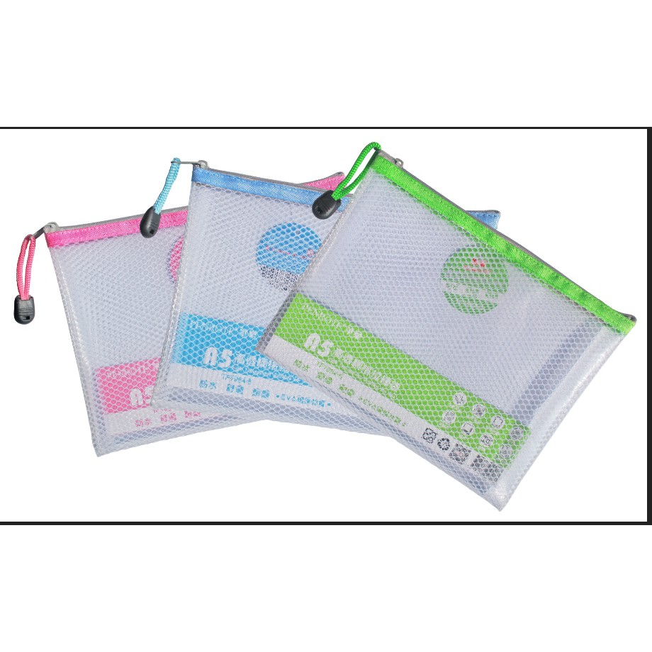 筆樂PENROTE★A5高透網格拉鏈袋/環保♻️EVA材質/TF7964 | 蝦皮購物