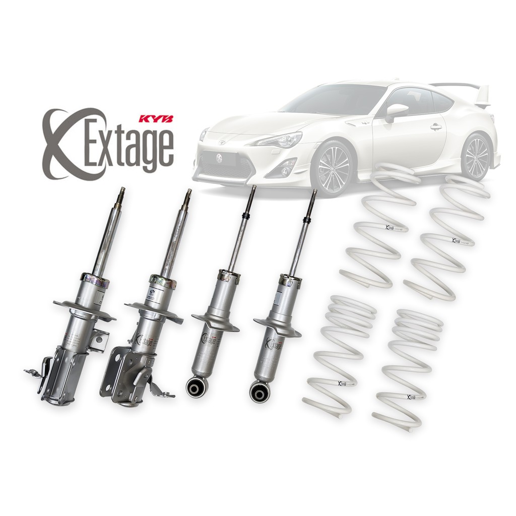 【KYB Extage】 FT86 BRZ FR-S 避震器 全新銀筒 軟硬可調32段 + 短彈簧 – CS車宮 | 蝦皮購物