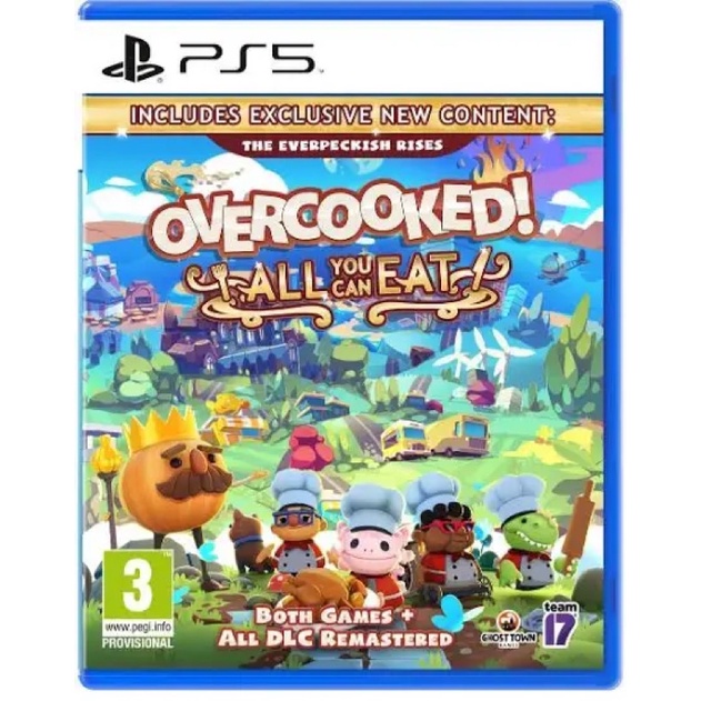 【瑞比Rabbit電玩】PS5/PS4『 胡鬧廚房 overcooked 』實體遊戲片，盒裝完整，可正常遊玩，歡迎下單 | 蝦皮購物
