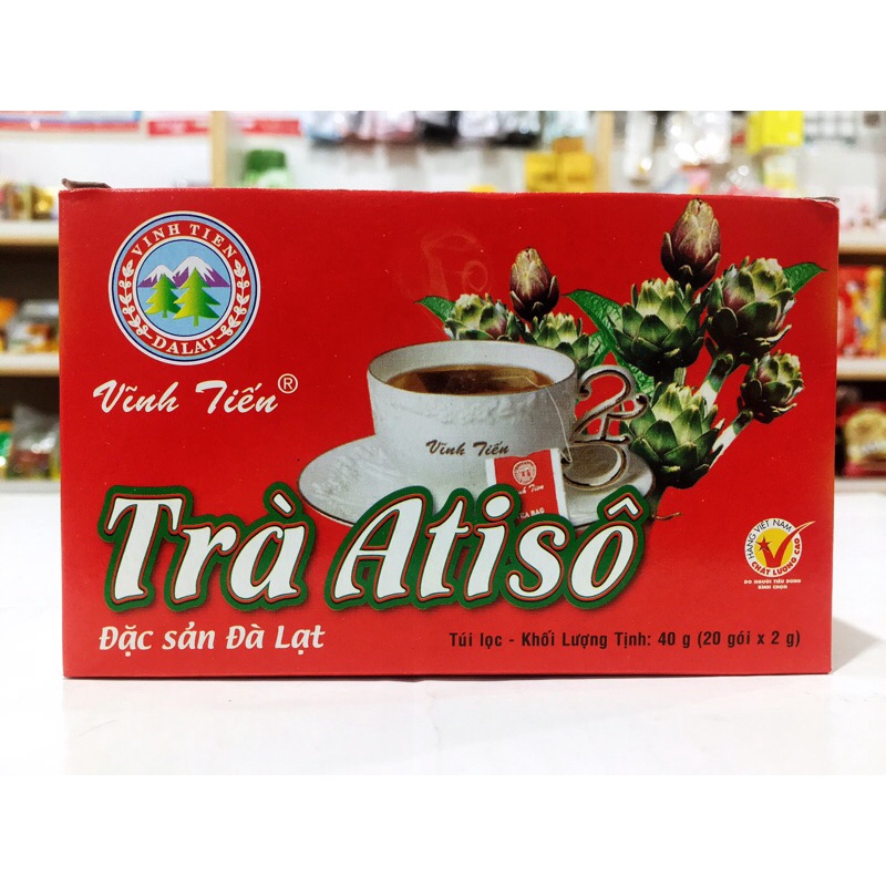 越南🇻🇳Vinh Tien Tea Atiso Artichoke 20包*2g 朝鮮薊 茶包 | 蝦皮購物