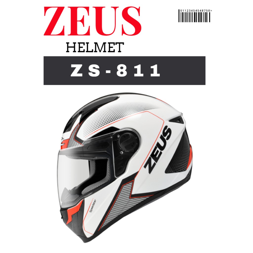 ZEUS ZS-811 AL6 彩繪 輕量 內襯可拆洗 全罩安全帽 | 蝦皮購物