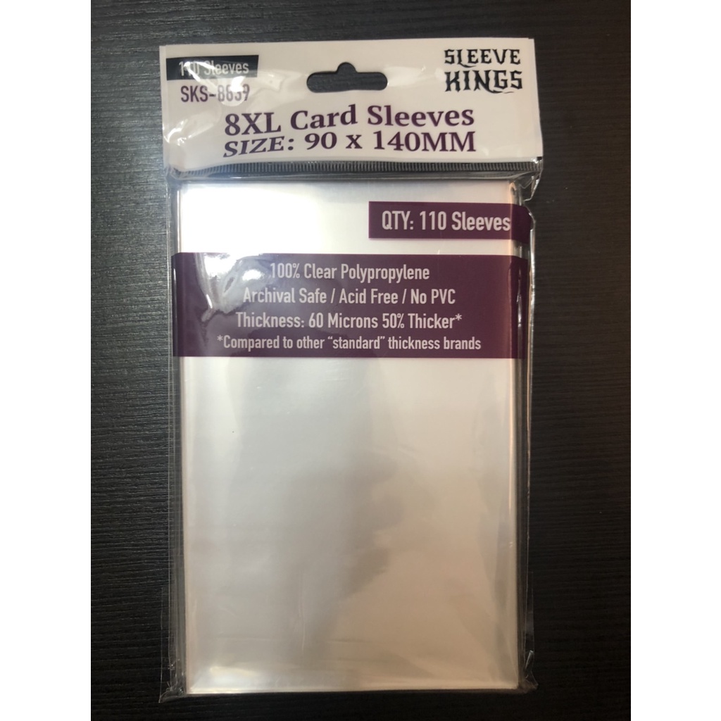 【桌遊侍】Sleeve Kings 牌套王 一包110張 絕佳保護力不黏牌手感佳 桌遊牌套 卡牌保護套 桌遊 卡片套 | 蝦皮購物