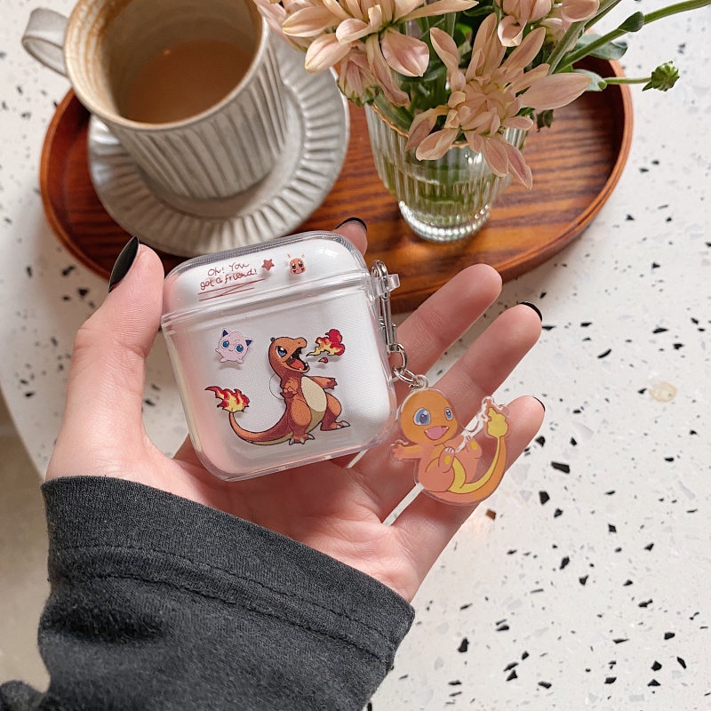 Qcy T8 QCY T8s M18 透明卡通手機殼帶耳機鑰匙扣 Stella | 蝦皮購物