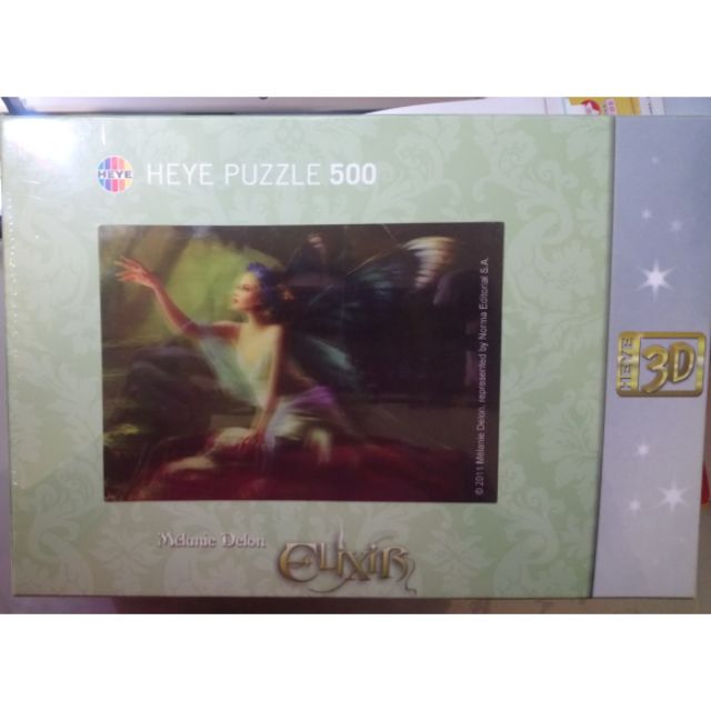 【全新出清】HEYE 3D拼圖-蝶之精靈500片 | 蝦皮購物