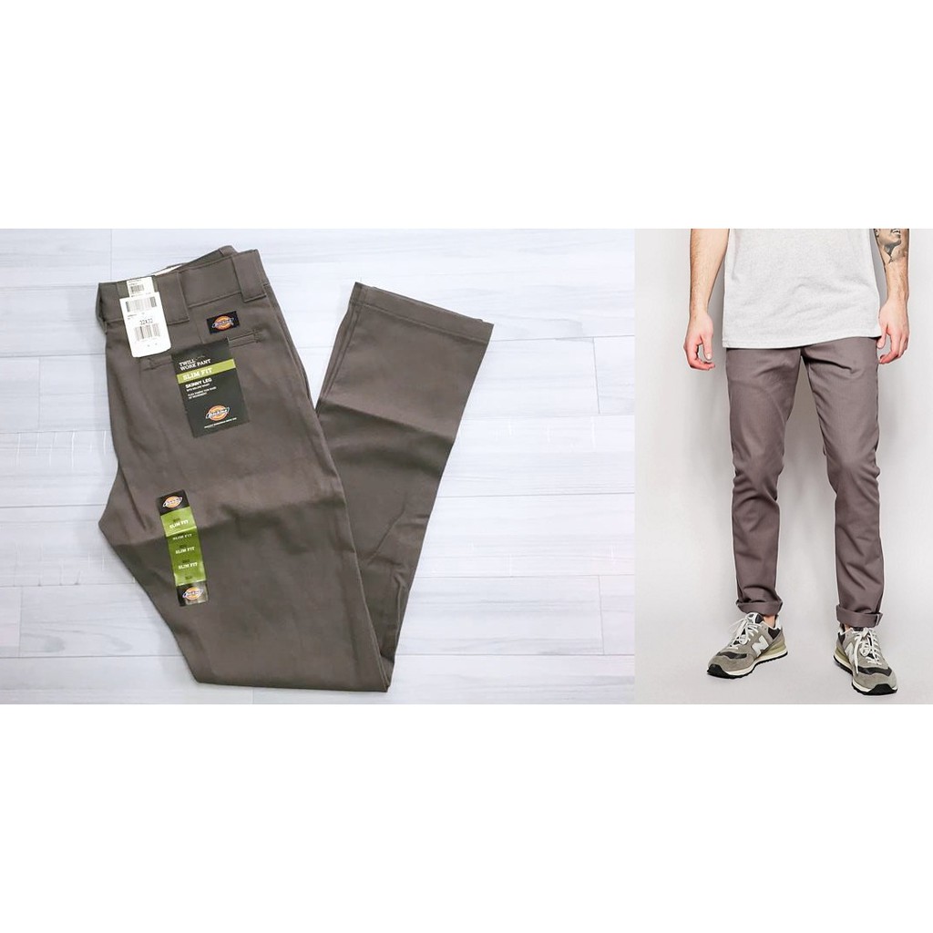 【HOMIEZ】DICKIES WP803 SLIM SKINNY TWILL【WP803】黑 磚紅 窄版 工作褲 | 蝦皮購物