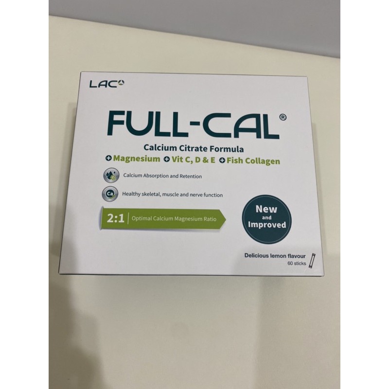 加量-全新版本 GNC 大盒60包 LAC Full-Cal 優鎂鈣 一包3公克 最新款 優美鈣 鈣粉 | 蝦皮購物