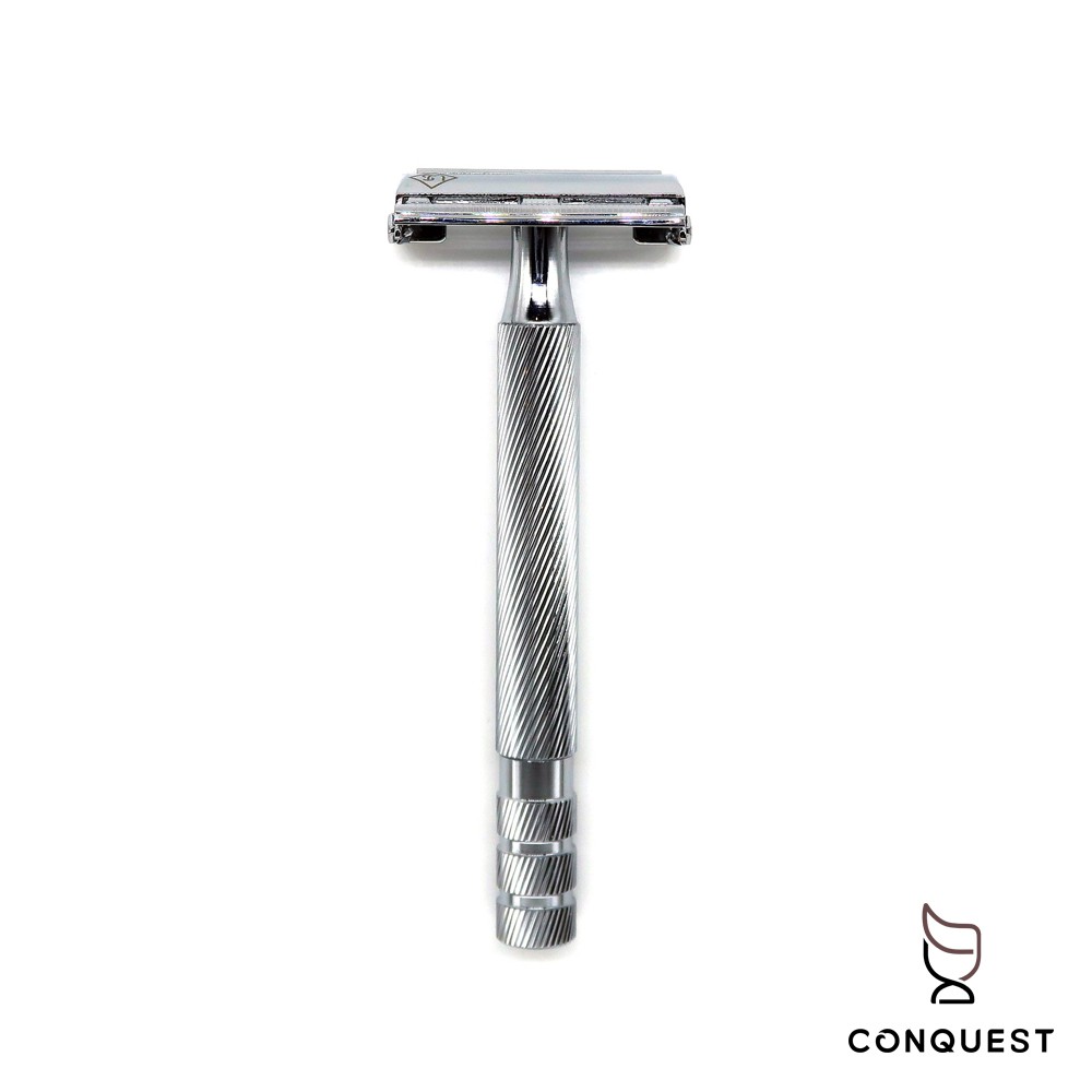 CONQUEST 】UBERSUAVE Eco-Razor Double Edge Razor 經典蝴蝶旋開式刮鬍刀 | 蝦皮購物