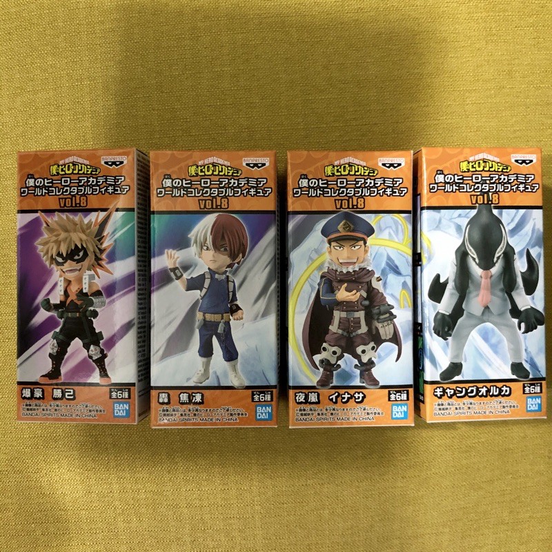 我的英雄學院 WCF vol.8 爆豪 轟焦凍 夜嵐稻佐 黑幫虎鯨 小全 景品 代理版 | 蝦皮購物