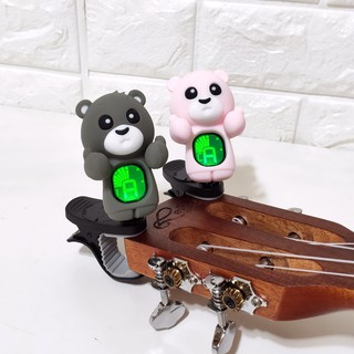 (現貨附發票)SWIFF 5合1 冷光 夾式 調音器 可調烏克麗麗 吉他 小提琴 貝斯 可愛熊 [安可] | 蝦皮購物