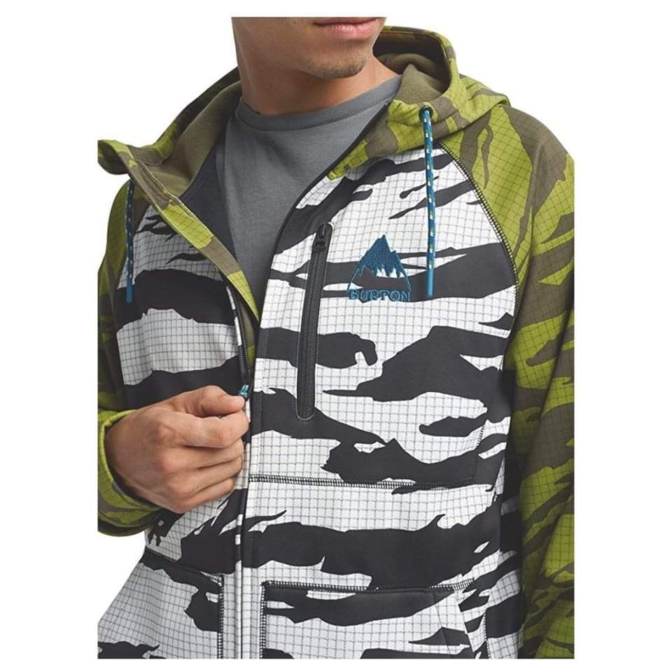 Burton DryRide Crown Bonded Zip Hoodie 防水外套 (單板滑雪 雙板滑雪衣) | 蝦皮購物