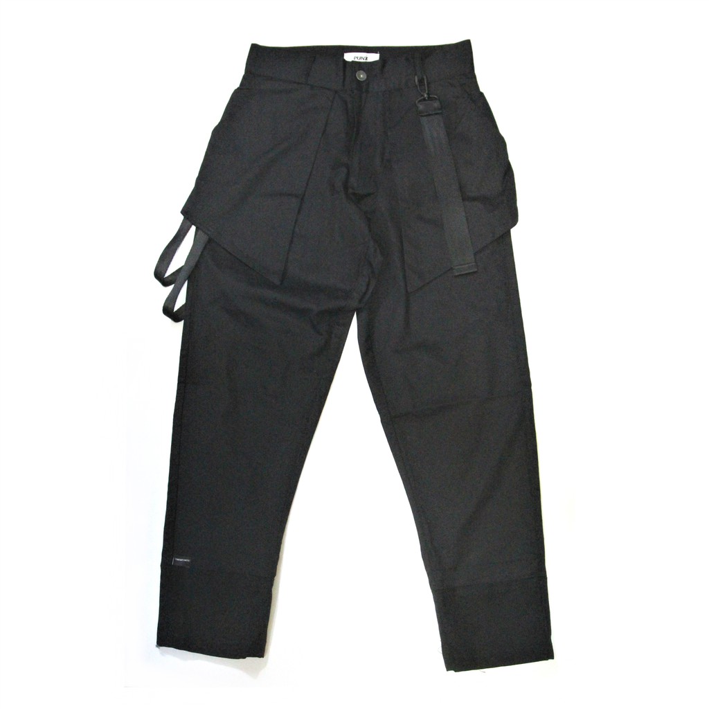 PUNX SPLICE PANTS 異材質剪裁拼接條狀長褲【 PUNX 】 | 蝦皮購物