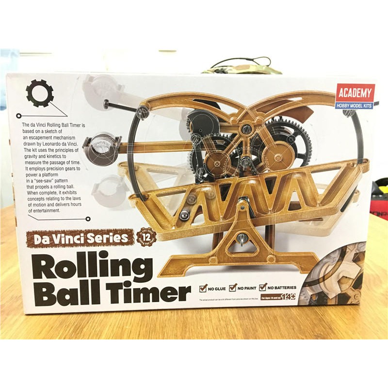 創億RC *ACADEMY 愛德美 -達文西 DaVinci 手稿 機械發明系列 達文西滾珠計時器 18174 | 蝦皮購物