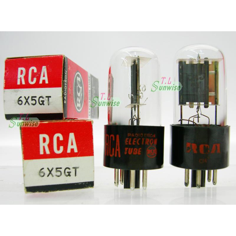 ︽NO:6513 美國 RCA 6X5 GT (NIB) 真空管 ( 6AX5 ; 6U5C ;中國 6Z5P 升級管) | 蝦皮購物