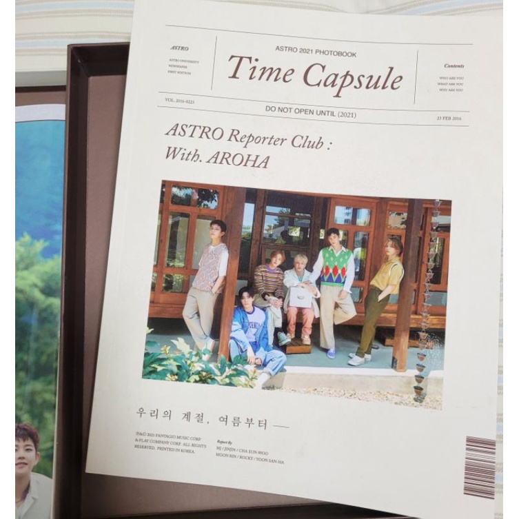 아스트로 ASTRO 2021 PHOTOBOOK TIME CAPSULE | 蝦皮購物