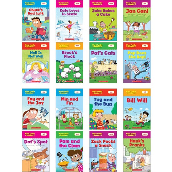 Scholastic Word Family Readers Set (16書) 英文讀本【歌德書店】 | 蝦皮購物