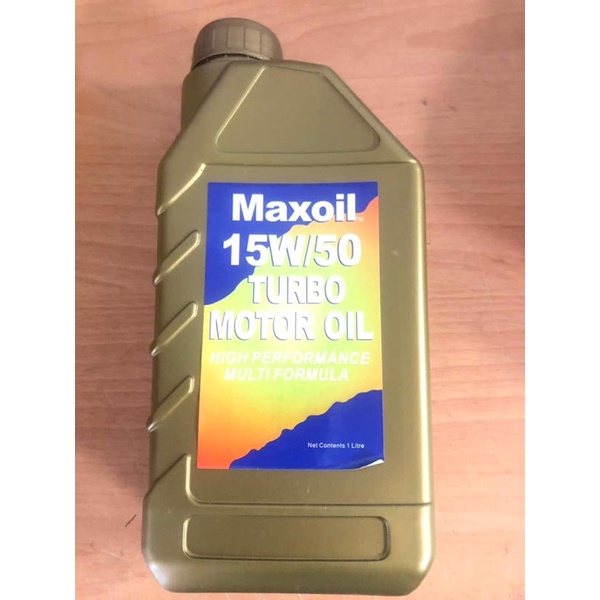 【Max魔力生活家】台灣賣家 Maxoil 15W50 TURBO MOTOR OIL機油(特價中~可超取) | 蝦皮購物
