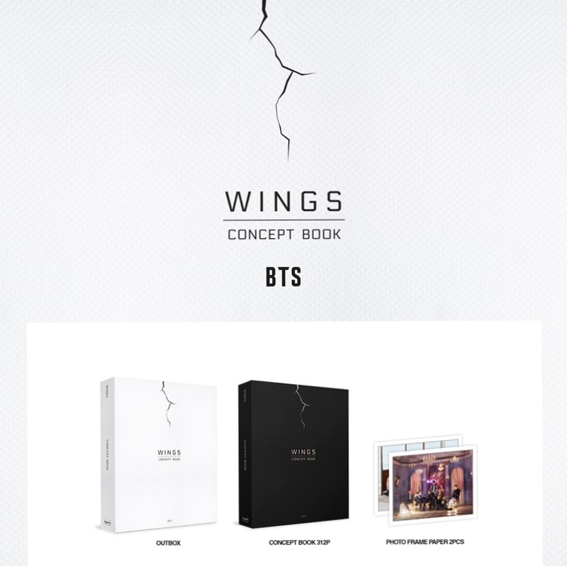 BTS WINGS CONCEPT BOOK 代購 | 蝦皮購物