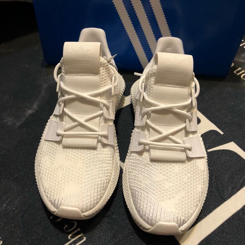 [全新]Adidas Originals Prophere 白色 白魂 編織 老爹 小鬼 王嘉爾 DB2705 可議價 | 蝦皮購物
