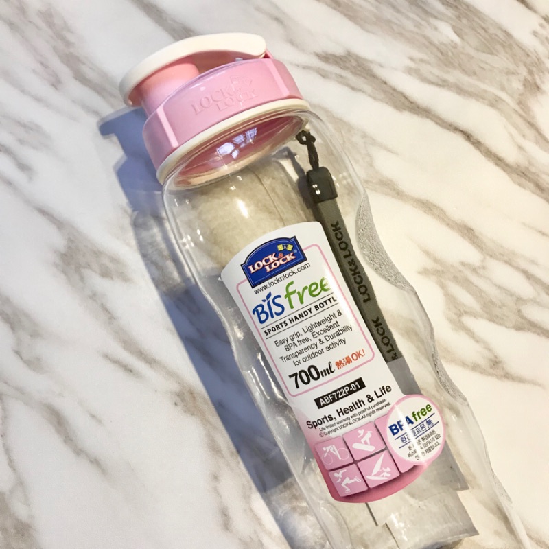 🌟現貨🌟樂扣 700ml甜心粉 ABF722水壺 兩種粉色💗附掛帶 冷熱水壺 療癒 超可愛 小確幸粉 小資女必備 | 蝦皮購物