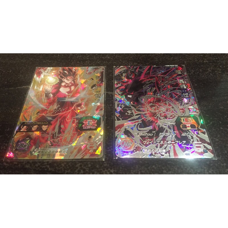 七龍珠英雄 4彈+5彈 究極稀有卡片 4星 最強競賽組合 UMT4-SEC2超ㄧ星龍/UMT5-SEC達洛特 2張合售 | 蝦皮購物