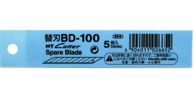 【尋寶房】保證(正公司貨)日本製 BD-100 NT Cutter美工刀片30度斜角刀片(50片入)BD100手機包膜 | 蝦皮購物