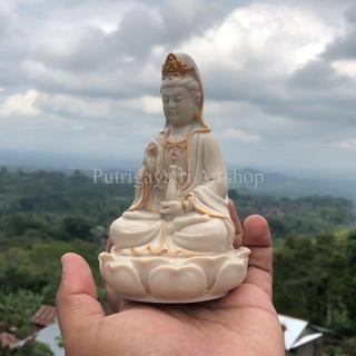 女神 KWAN IM 雕像 NATURAL GOLD DEWI KUAN IM 雕像/DEWI GUAN YIN/佛像/ | 蝦皮購物