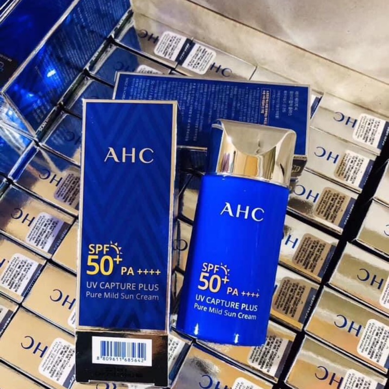 🇰🇷🇰🇷韓國 AHC小藍瓶防曬霜50PA+++ 50ml/瓶 | 蝦皮購物