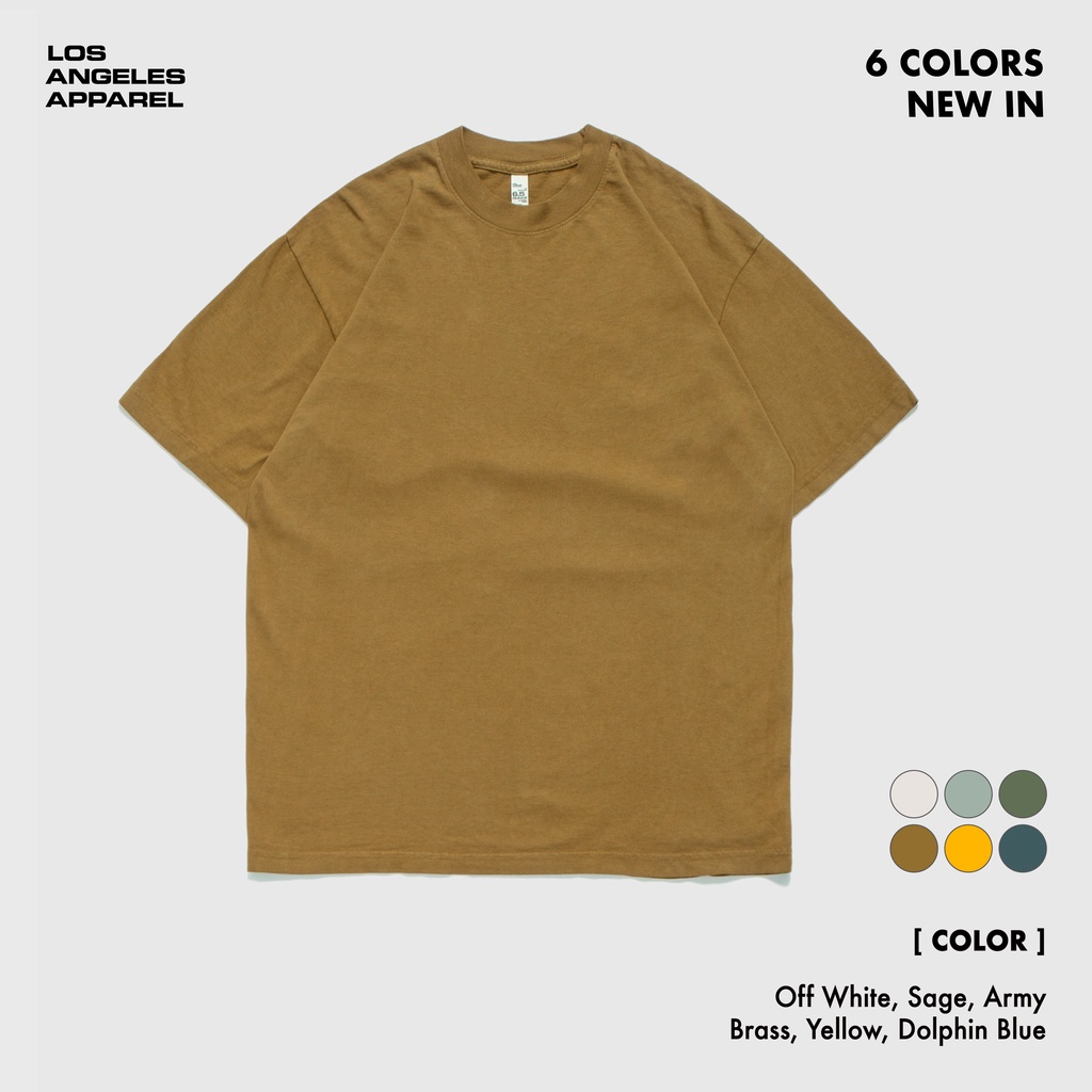 WEARCOME 】LOS ANGELES APPAREL CREWNECK TEE 美國製 素T短袖 LAA 新色 | 蝦皮購物