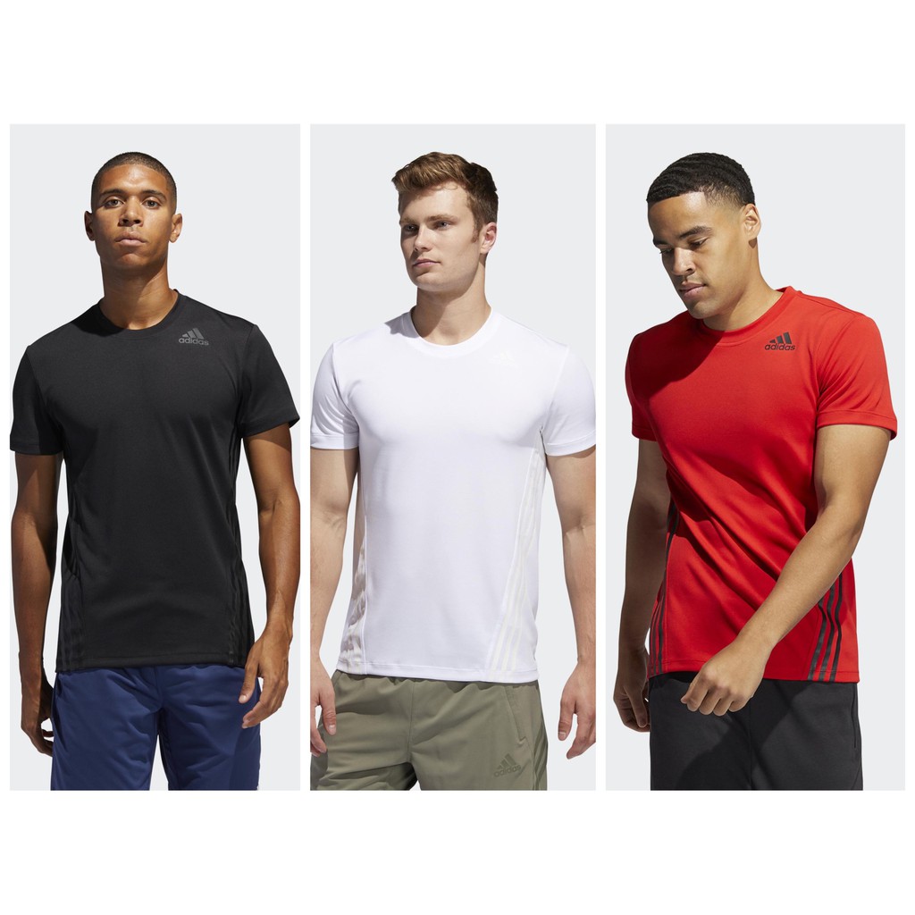 【豬豬老闆】ADIDAS AEROREADY 短T 休閒 運動 男款 黑FL4309 白FL4310 紅GM0661 | 蝦皮購物