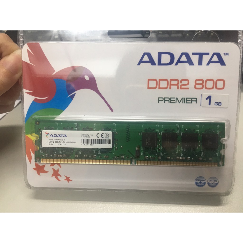 ADATA 1GB DDR2 800(5) 桌上型電腦記憶體 全新未拆 門市保固30天 | 蝦皮購物