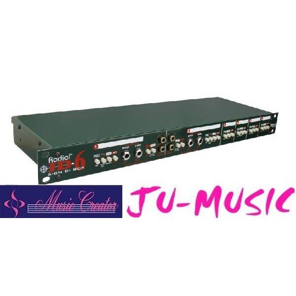 造韻樂器音響- JU-MUSIC - Radial JD6 高性能六通道機架式 DI | 蝦皮購物