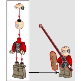 磚家 LEGO 樂高 人偶 歡樂單身派對 George Louis Costanza 21328 Idea092 含配件 | 蝦皮購物