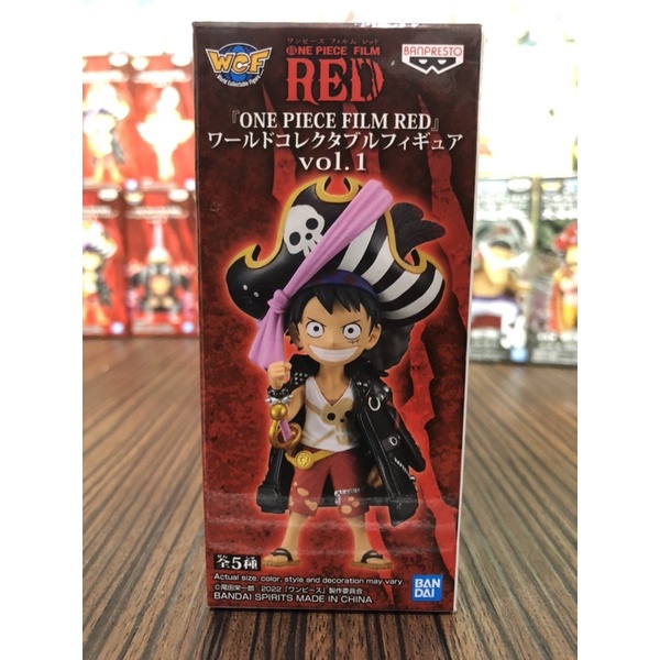 《良介收藏》代理版 現貨 海賊王 WCF RED 劇場版 魯夫 | 蝦皮購物